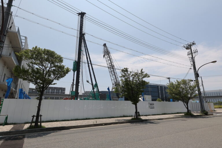 DP-Lab KOBE 新築工事 大和ハウス工業のレンタルラボ施設 重機による基礎工事が本格化 - こべるん ～変化していく神戸～